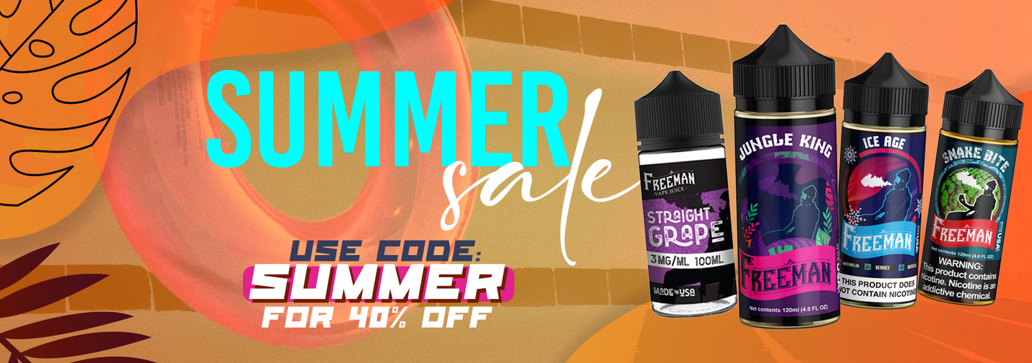 Freeman Vape Juice | USA Made Vape Juice | Vape disposables